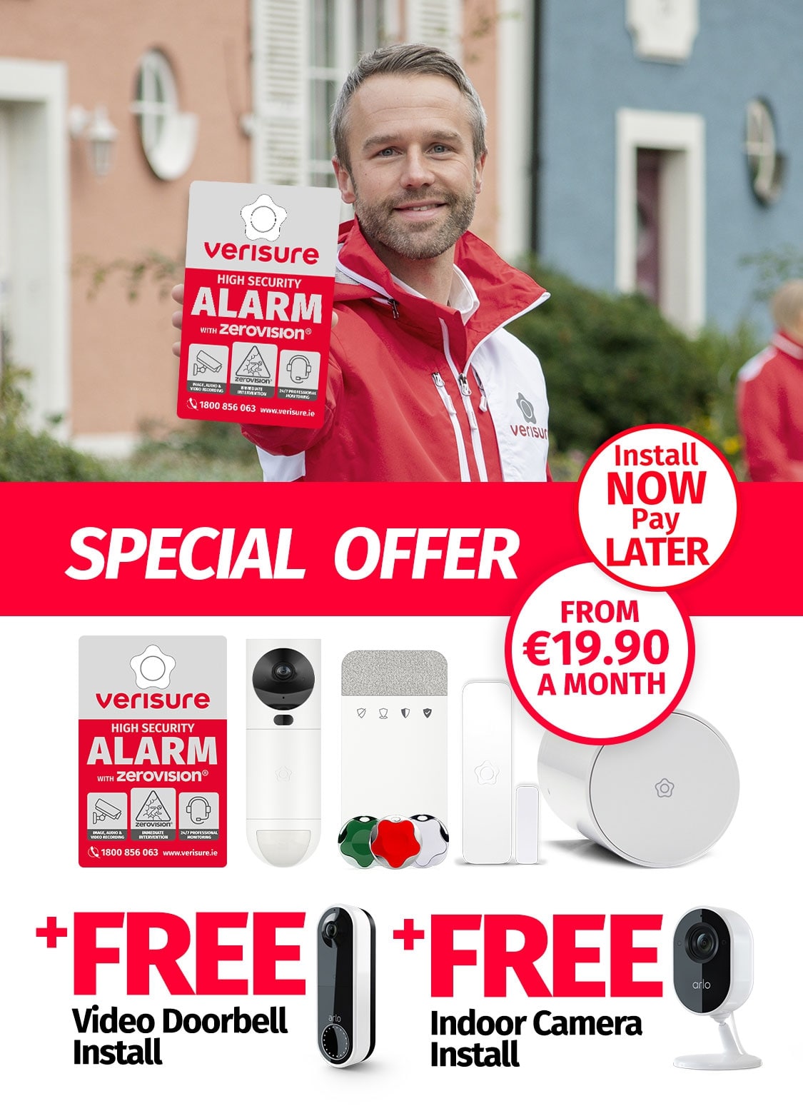 Home Security & Guard Monitored Alarm Systems | Verisure Ireland